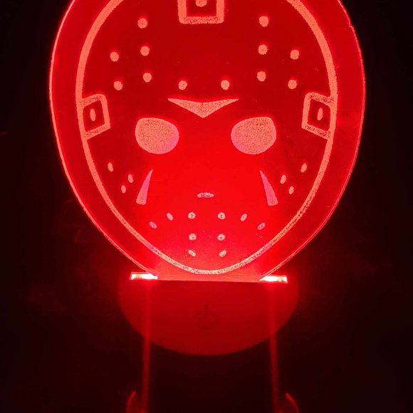 Hand Crafted | Accents | Halloween 3d Night Light Ghostface Jason ...